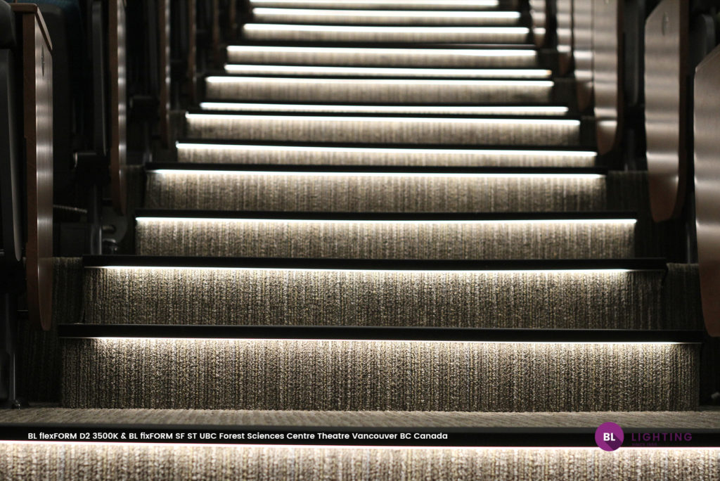 BL flexFORM D2 3000K & BL fixFORM SF ST UBC Forest Sciences Centre Theatre Vancouver BC Canada ...