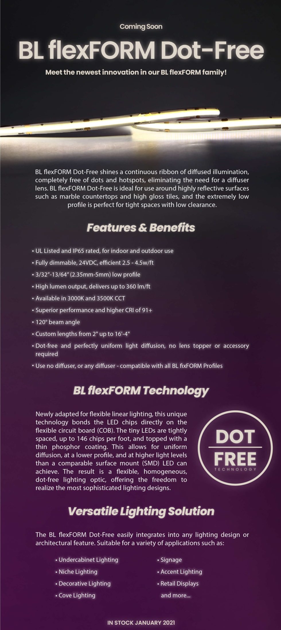 BL Lighting Introduces NEW Innovation, BL flexFORM Dot-Free – BL Lighting